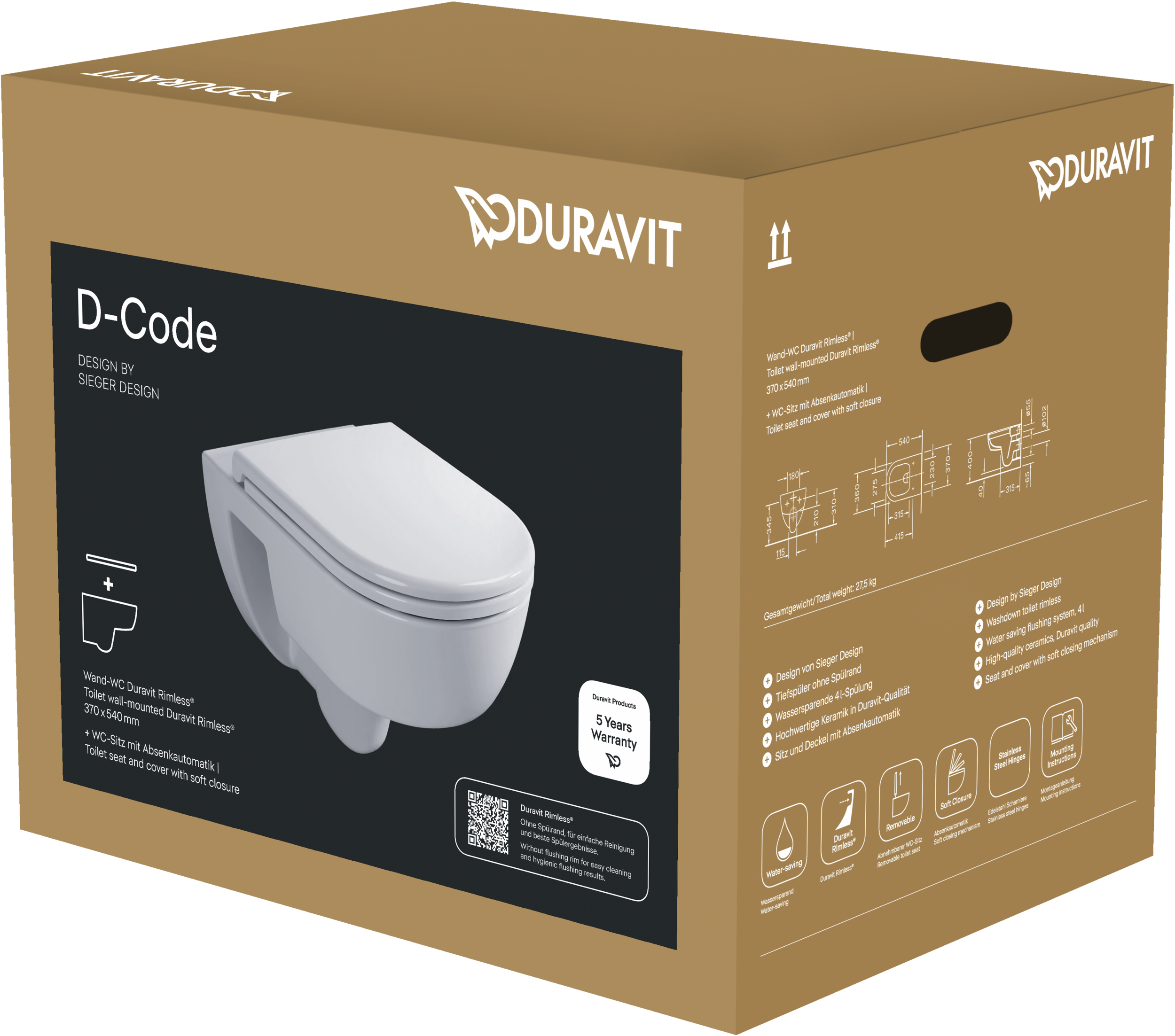 Duravit Rimless®: Rimless toilets | Duravit